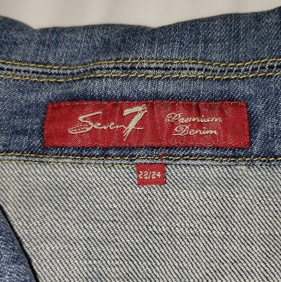 Seven7 | Jackets & Coats | Size 22 24 Jean Jacket By Seven7 | Poshmark